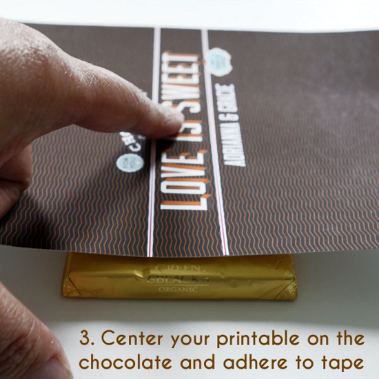 How To Free Downloadable Customized Chocolate Bar Wrappers From A 