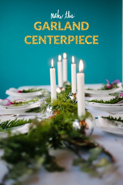 How To: Garland Centerpiece | A Practical Wedding