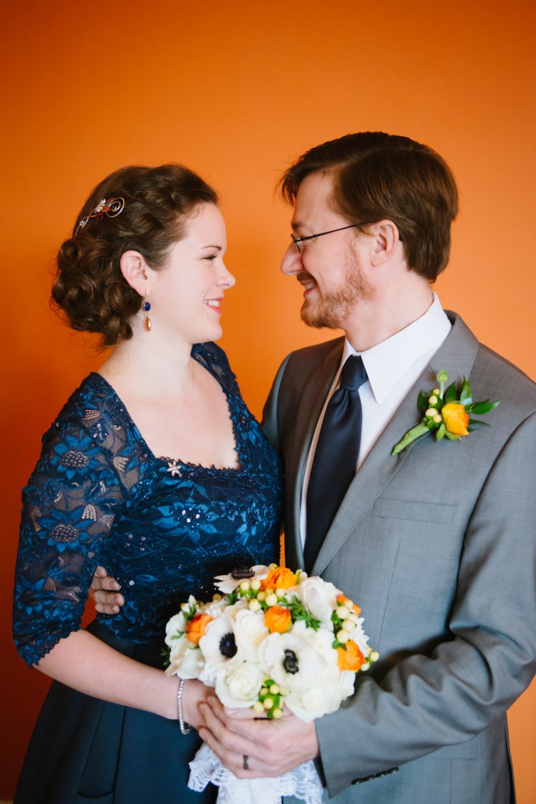 This Modified ModCloth Blue Wedding Dress Slays