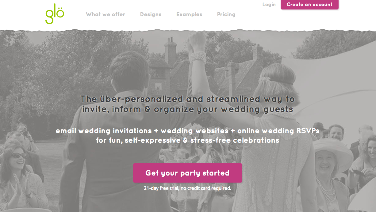 Glosite.com: Your First Step in Sane Wedding Planning | A Practical Wedding