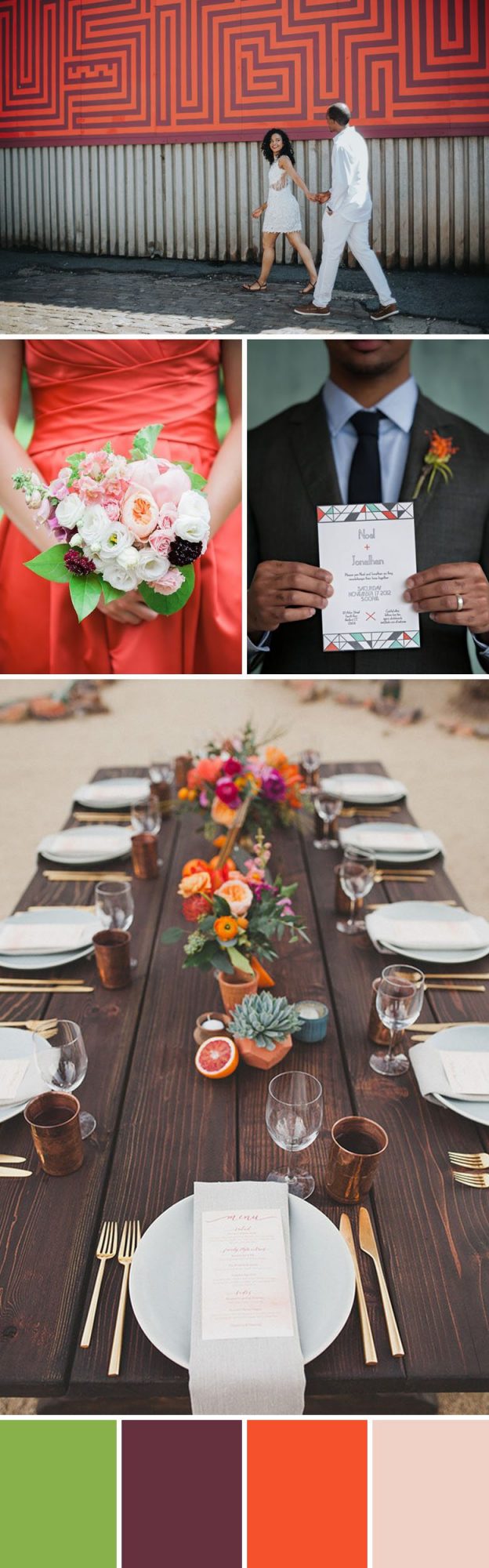 Wedding Colors: 10 Fresh & Hip Combos | A Practical Wedding