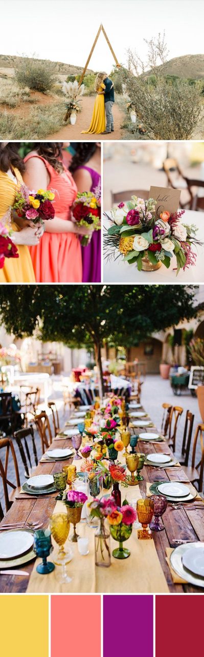 Wedding Colors: 10 Fresh & Hip Combos | A Practical Wedding