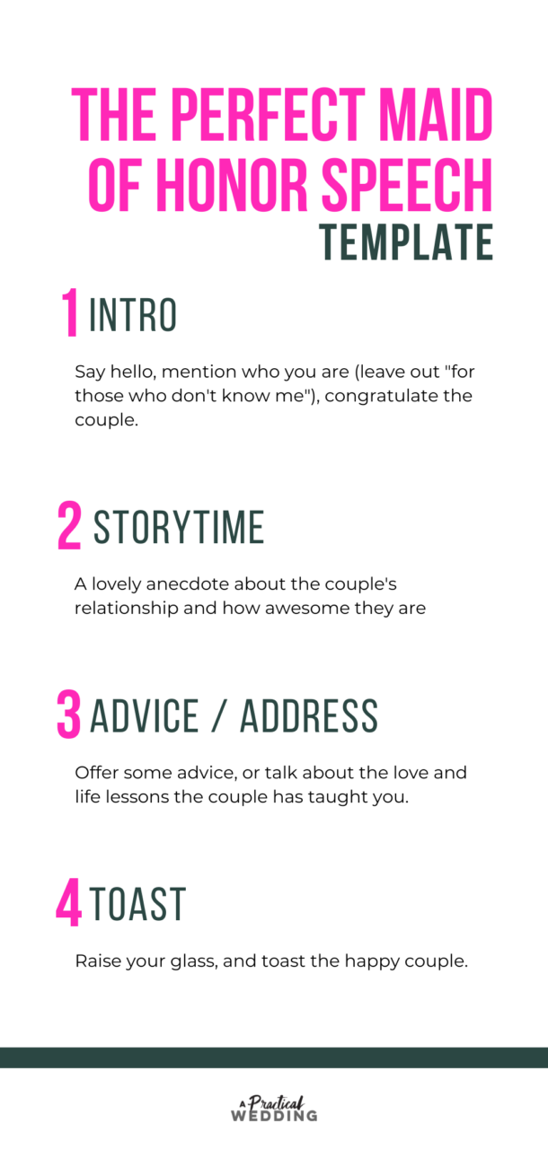 Maid Of Honor Speech How Write The Best Toast A Practical Wedding