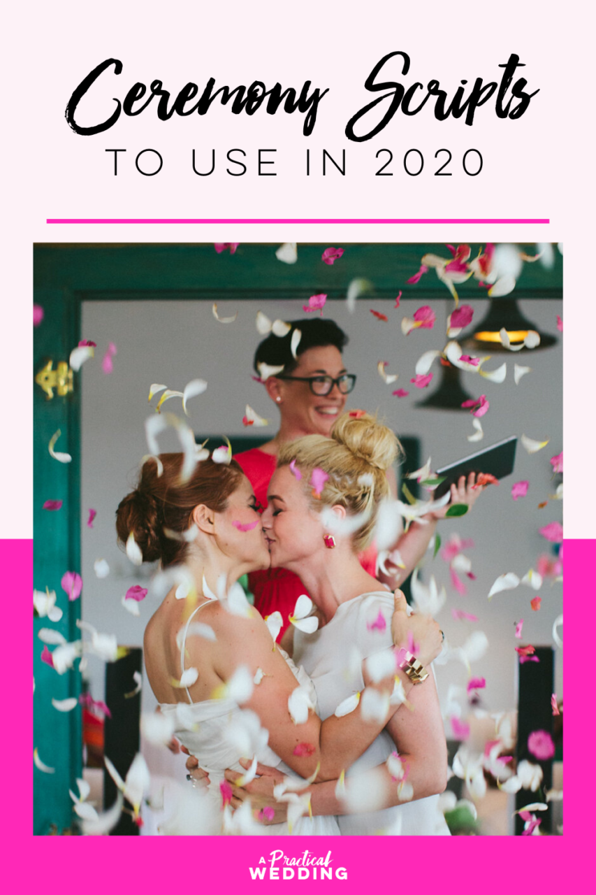 Wedding Ceremony Scripts From Real Weddings | A Practical Wedding