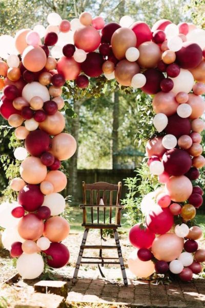 Stunning Balloon Garlands You Can Totally DIY | A Practical Wedding
