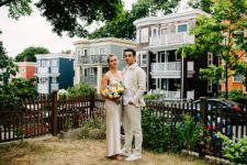 Our $8K Enchanted Backyard Wedding in Boston | A Practical Wedding